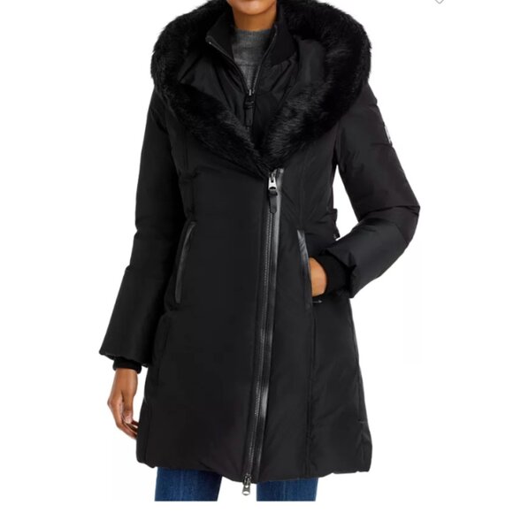 Mackage | Jackets & Coats | New Mackage Kay Hooded Down Shearling Coat ...